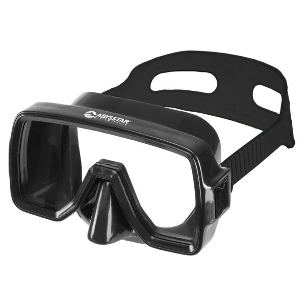 Abysstar Mythos Black Mask | Low Volume Freediving Mask